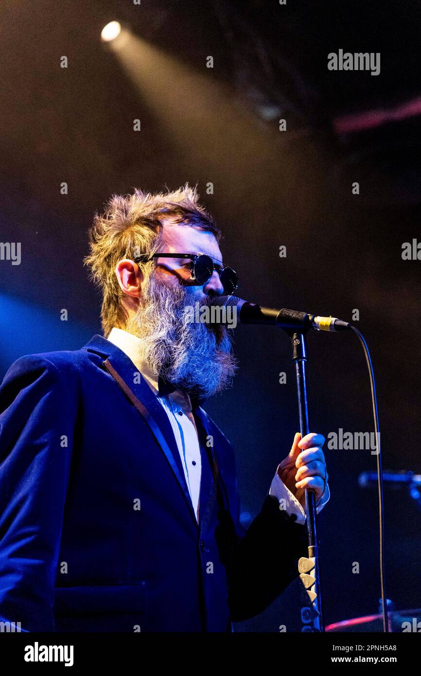 MILAN, ITALY - APRIL 18: Mark Oliver Everett aka Mr. E of EELS performs ...