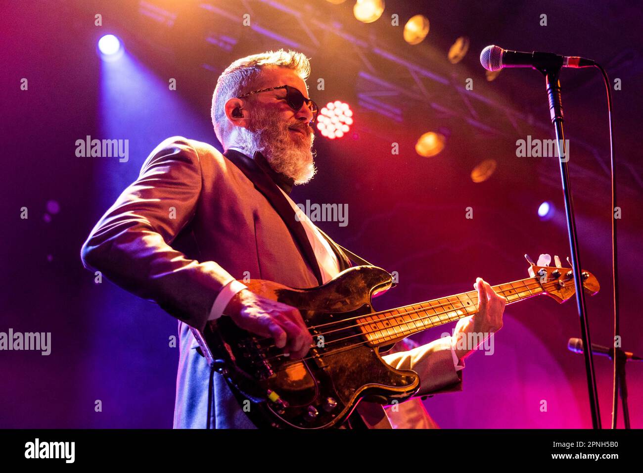 MILAN, ITALY - APRIL 18: Allen Hunter aka Big Al of EELS performs at ...