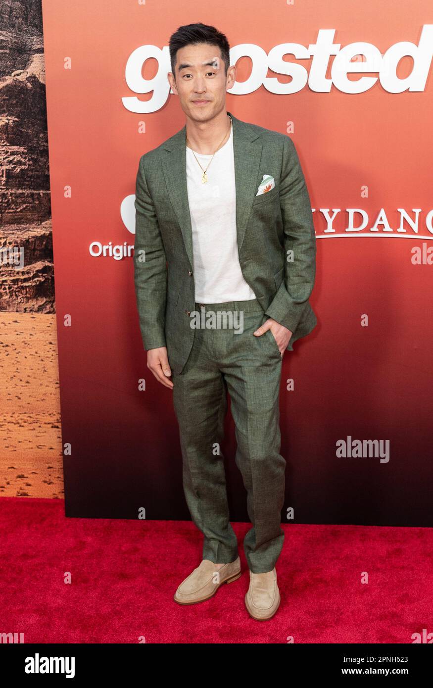 New York, United States. 18th Apr, 2023. Mike Moh attends Apple TV ...