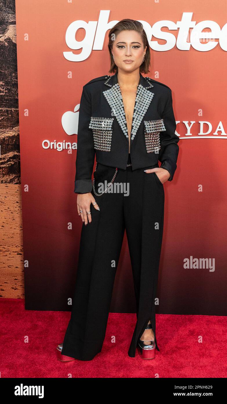 New York, United States. 18th Apr, 2023. Lizze Broadway attends Apple ...