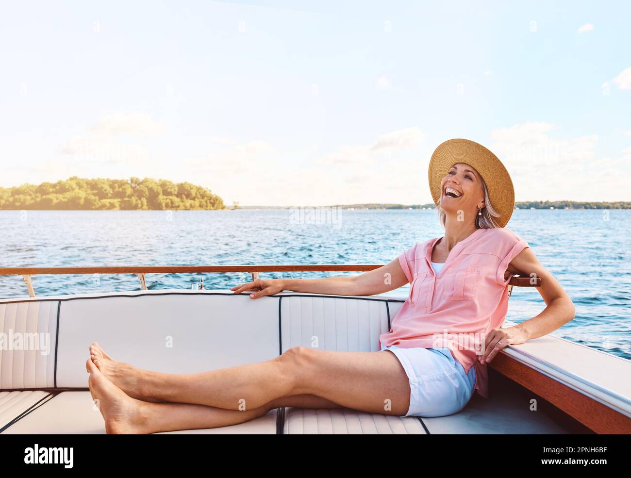 During retirement, do whatever floats your boat. a mature woman ...