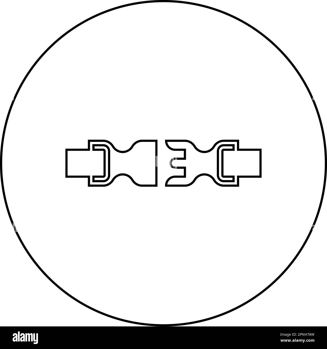 Buckle fastener clasp furniture for clothes system of fast snap join ...