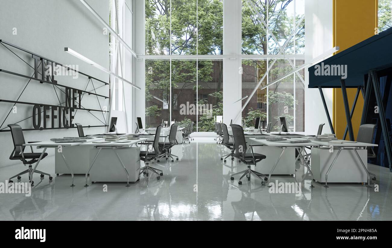Panoramic window large office modern hi-res stock photography and ...