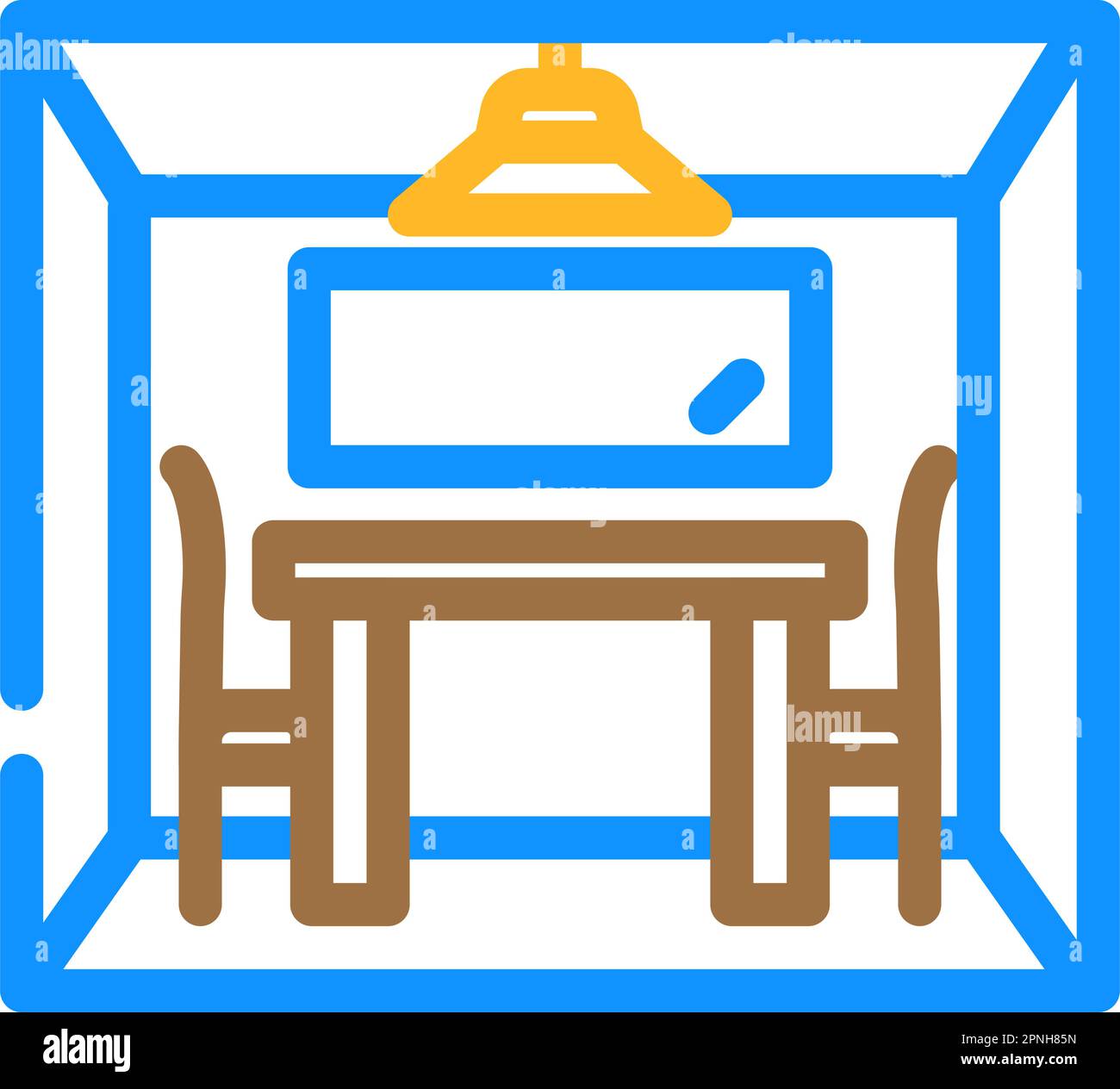 police interrogation crime color icon vector illustration Stock Vector ...