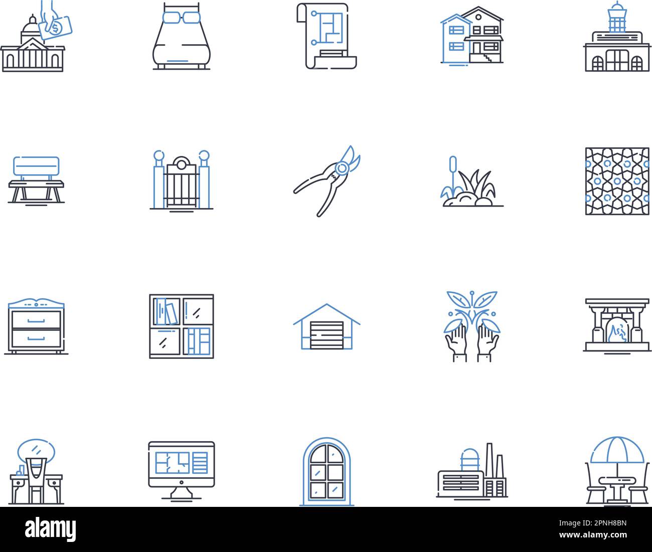 Educational program line icons collection. Curriculum, Instruction ... Educational program line icons collection. Curriculum, Instruction ...
