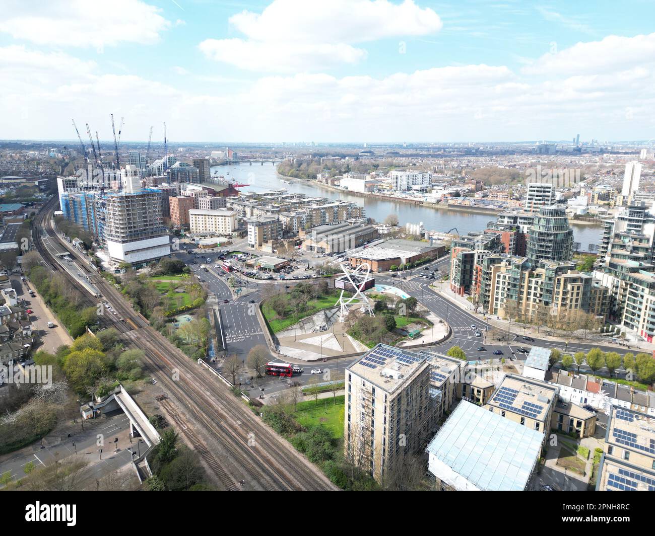 Wandsworth common aerial hi-res stock photography and images - Alamy