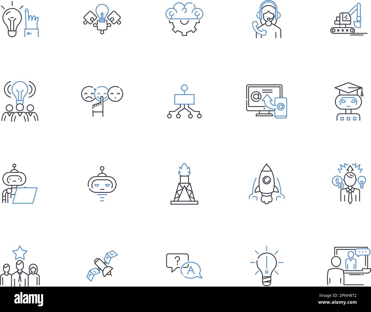 Discoveries line icons collection. Revelations, Exploration, Uncovering ... Discoveries line icons collection. Revelations, Exploration, Uncovering ...