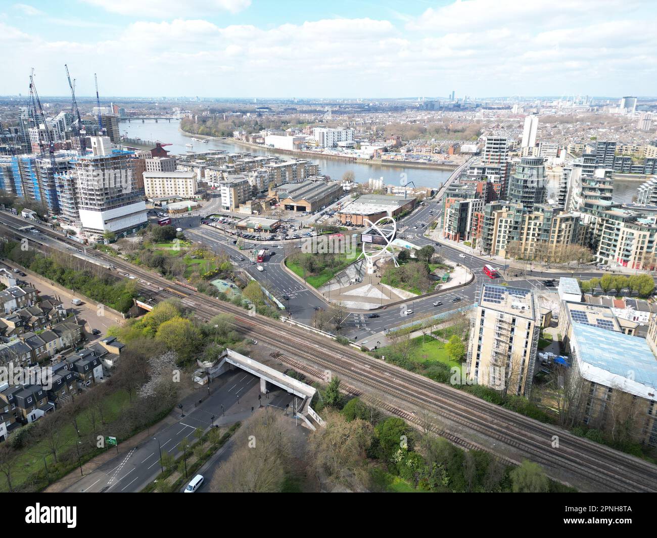 Wandsworth common aerial hi-res stock photography and images - Alamy