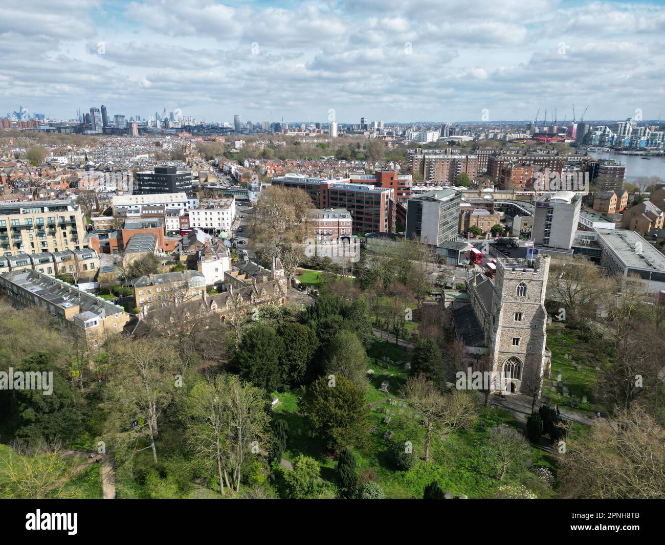 Putney bridge all saints church hi-res stock photography and images - Alamy
