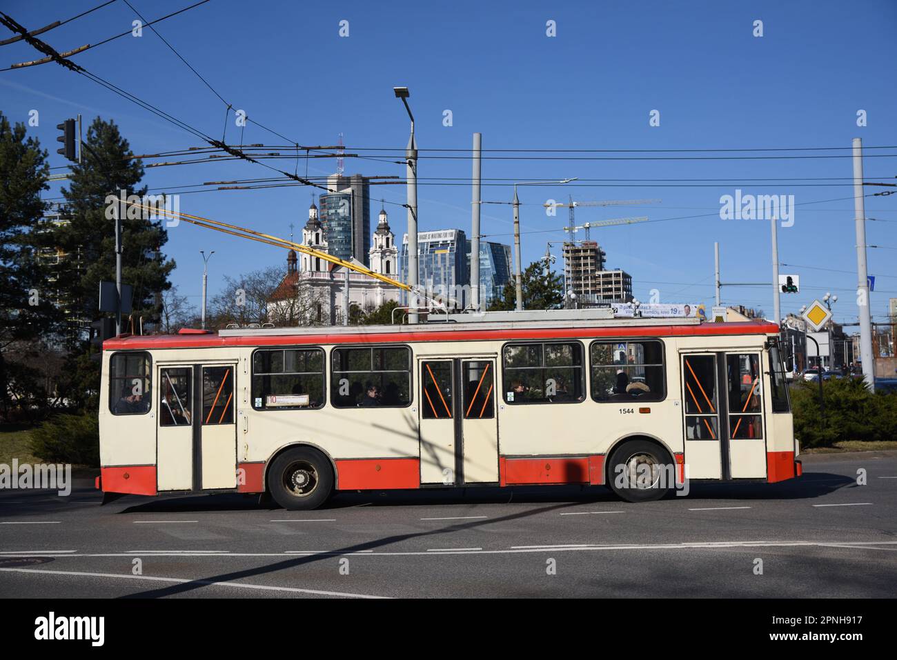 Skoda 14Tr trolleybus Stock Photo - Alamy