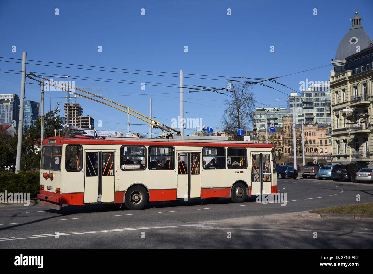 Skoda 14Tr trolleybus Stock Photo - Alamy
