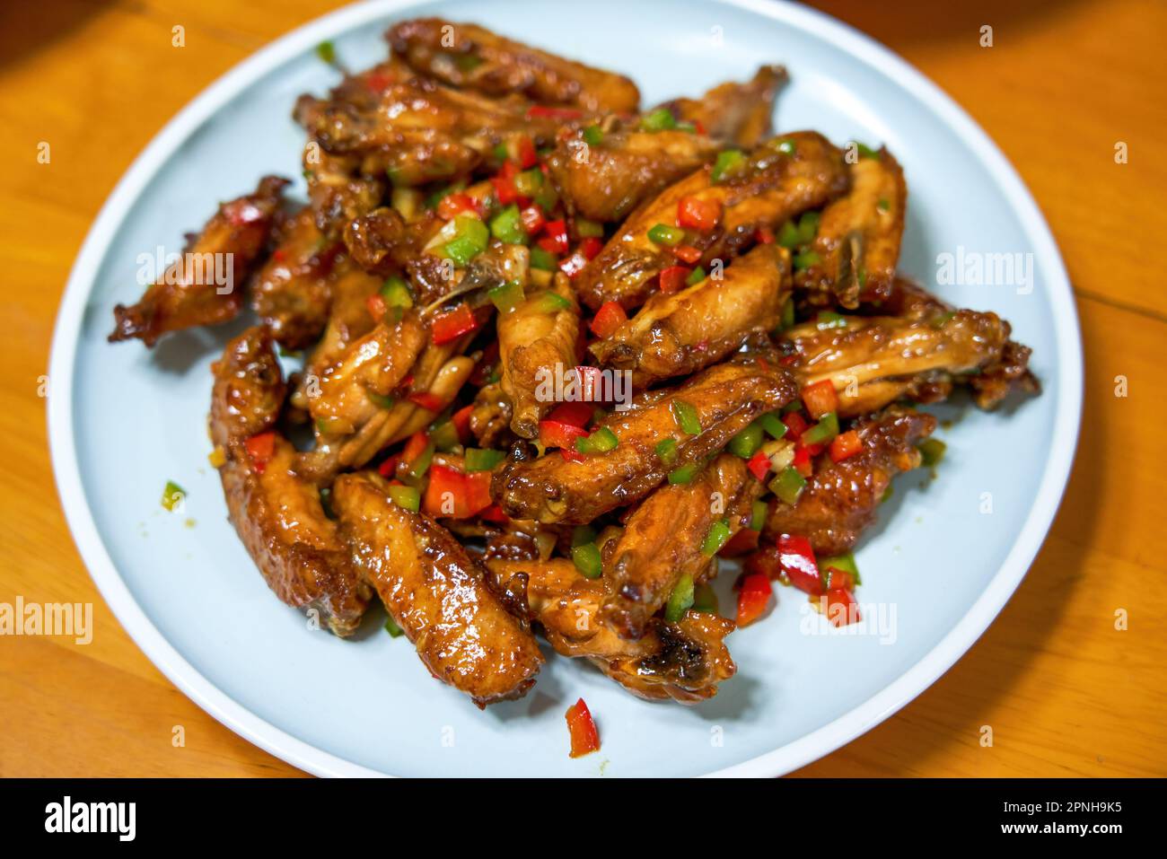 Spicy braised chicken wings hi-res stock photography and images - Alamy