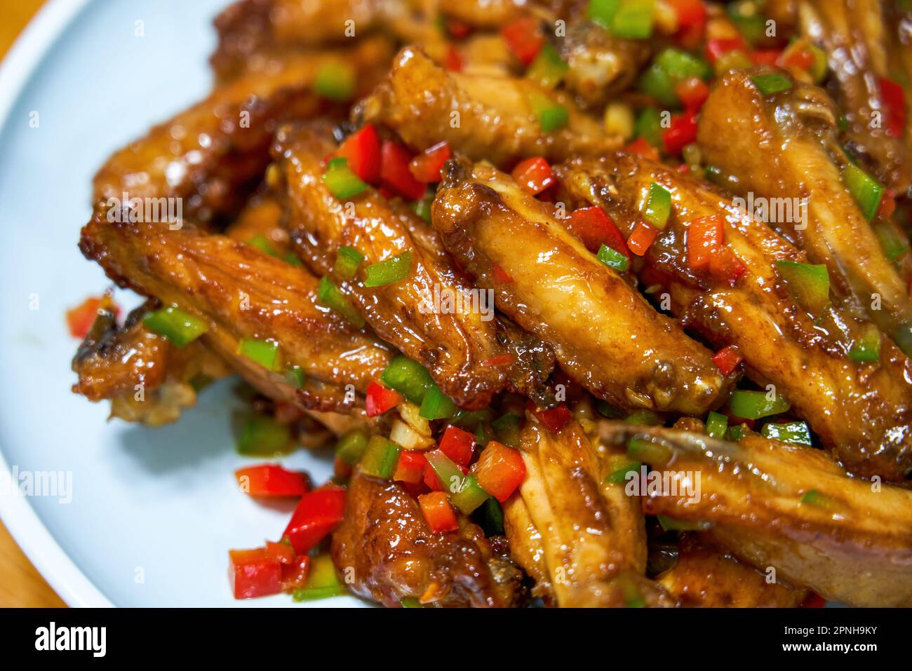 Spicy braised chicken wings hi-res stock photography and images - Alamy