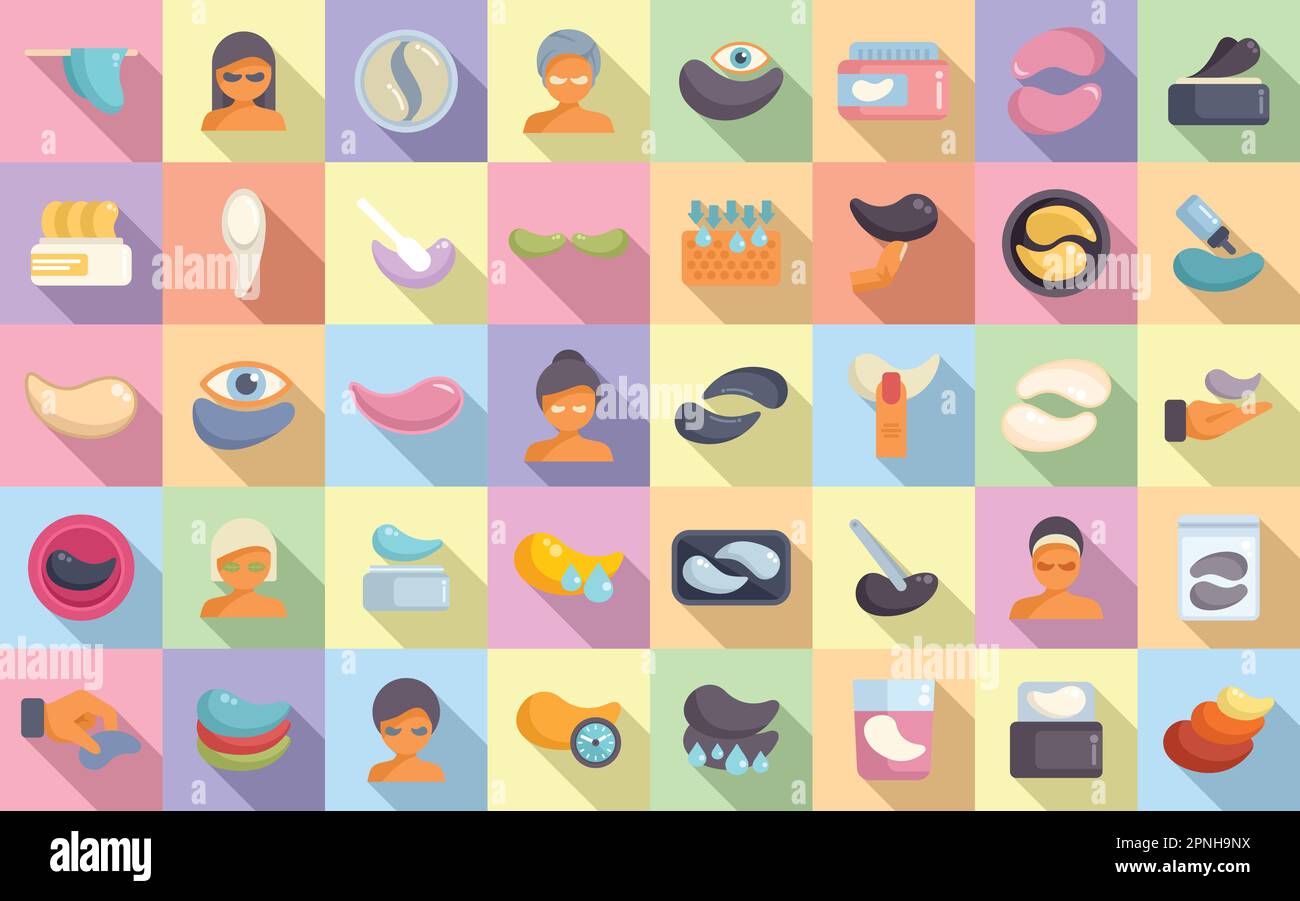 Patches beauty product Stock Vector Images - Alamy