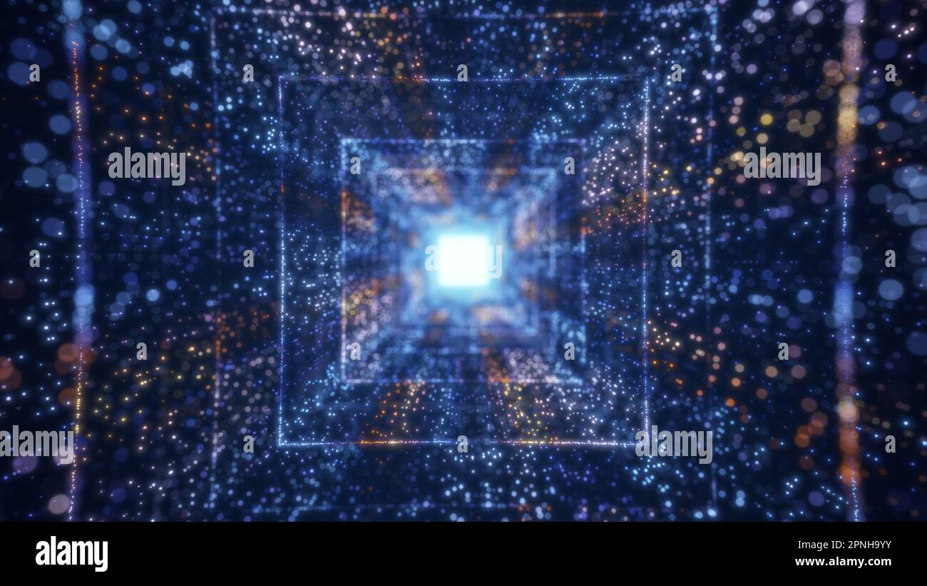 Abstract digital matrix tech hi-res stock photography and images - Alamy