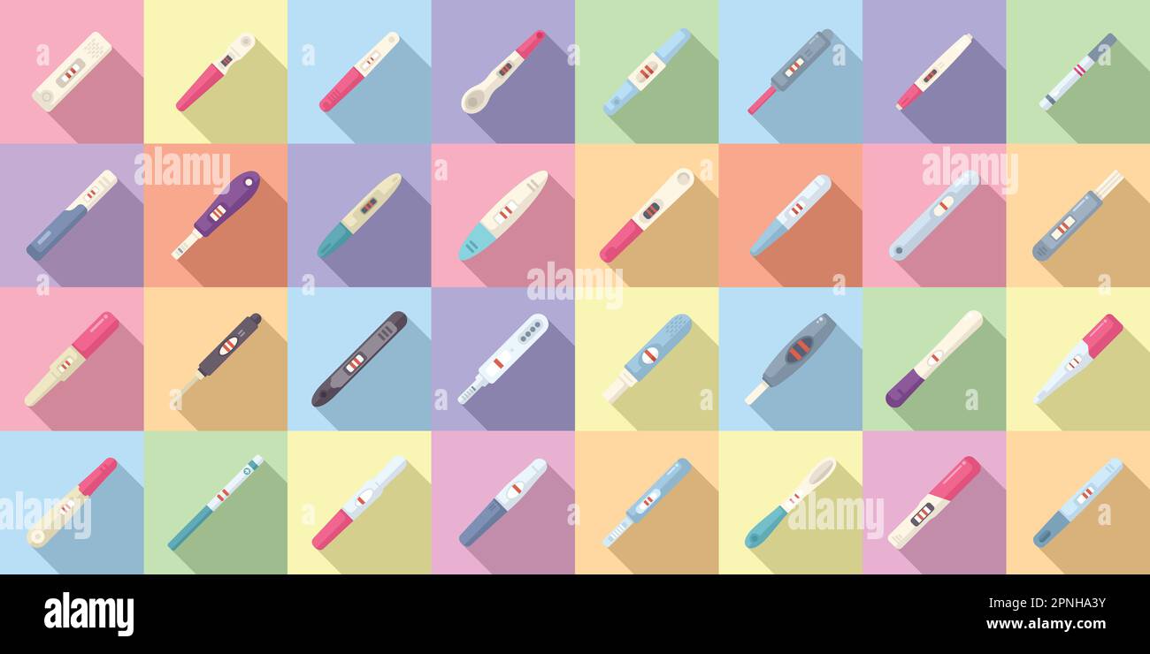 Pregnancy test kit kit Stock Vector Images - Alamy
