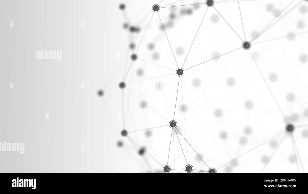 Modern tech background with plexus Stock Photo - Alamy