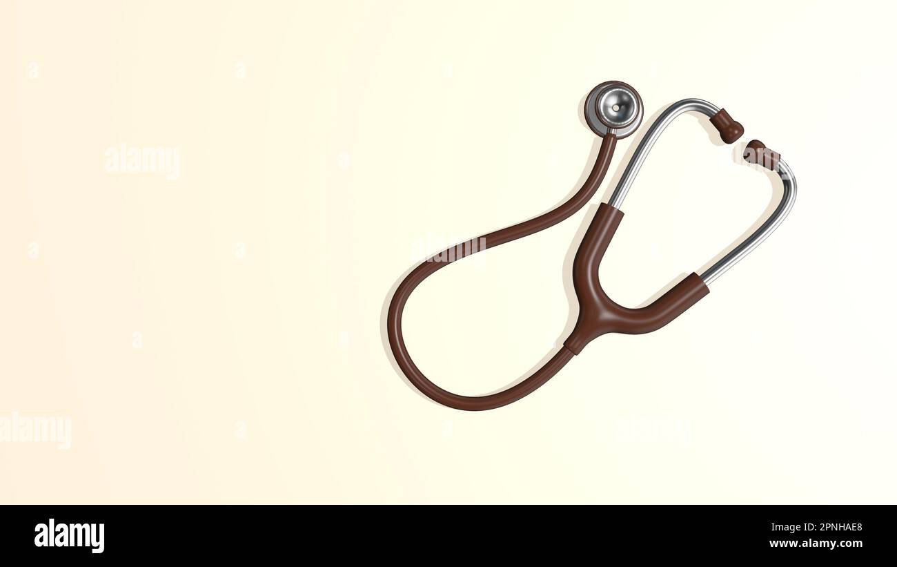 Medical health service stethoscope background Stock Photo - Alamy
