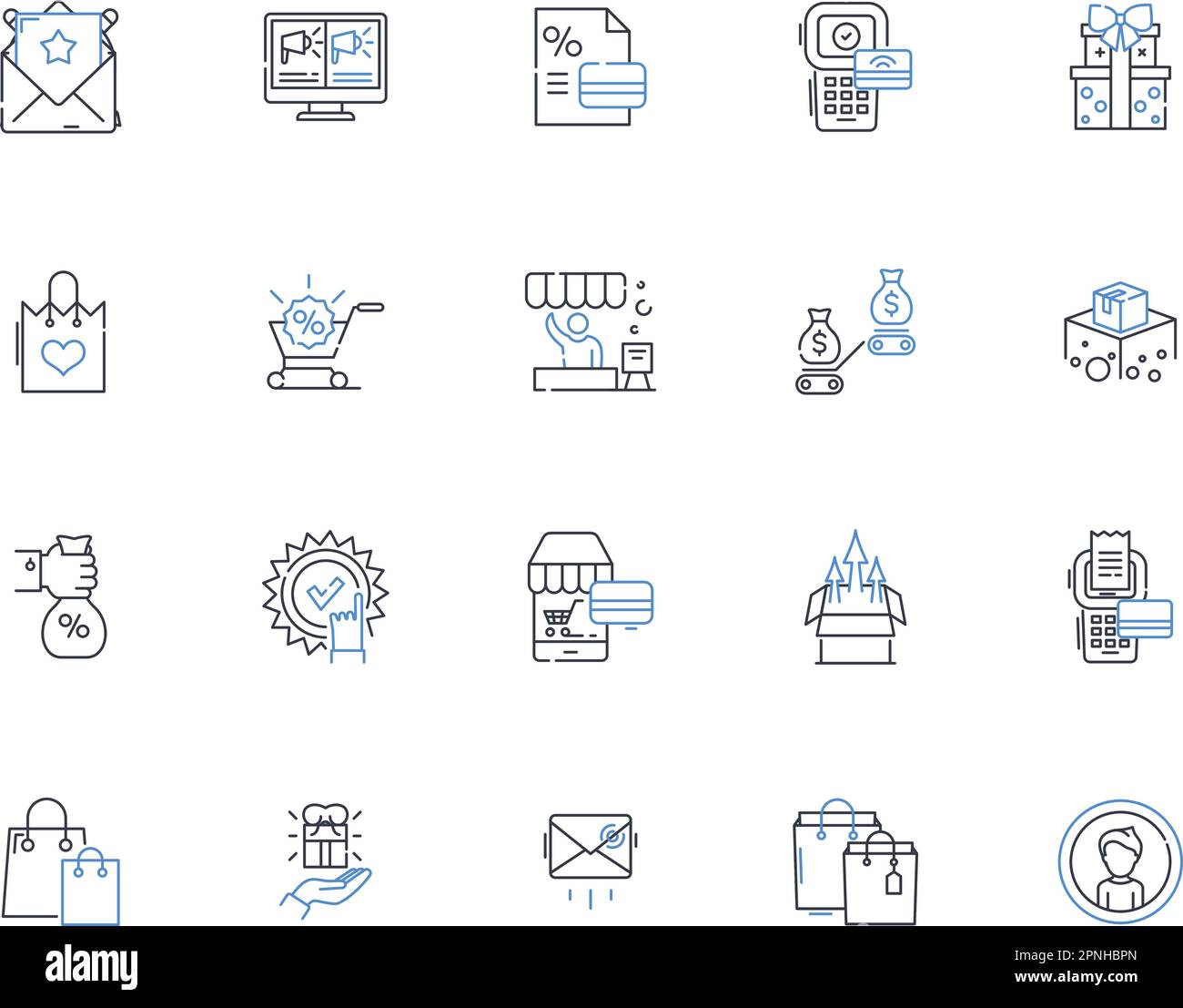 Maximizer Line Icons Collection Efficiency Optimization Streamlining