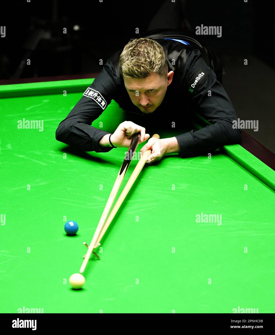 Kyren Wilson during his match with Ryan Day during day five of the ...