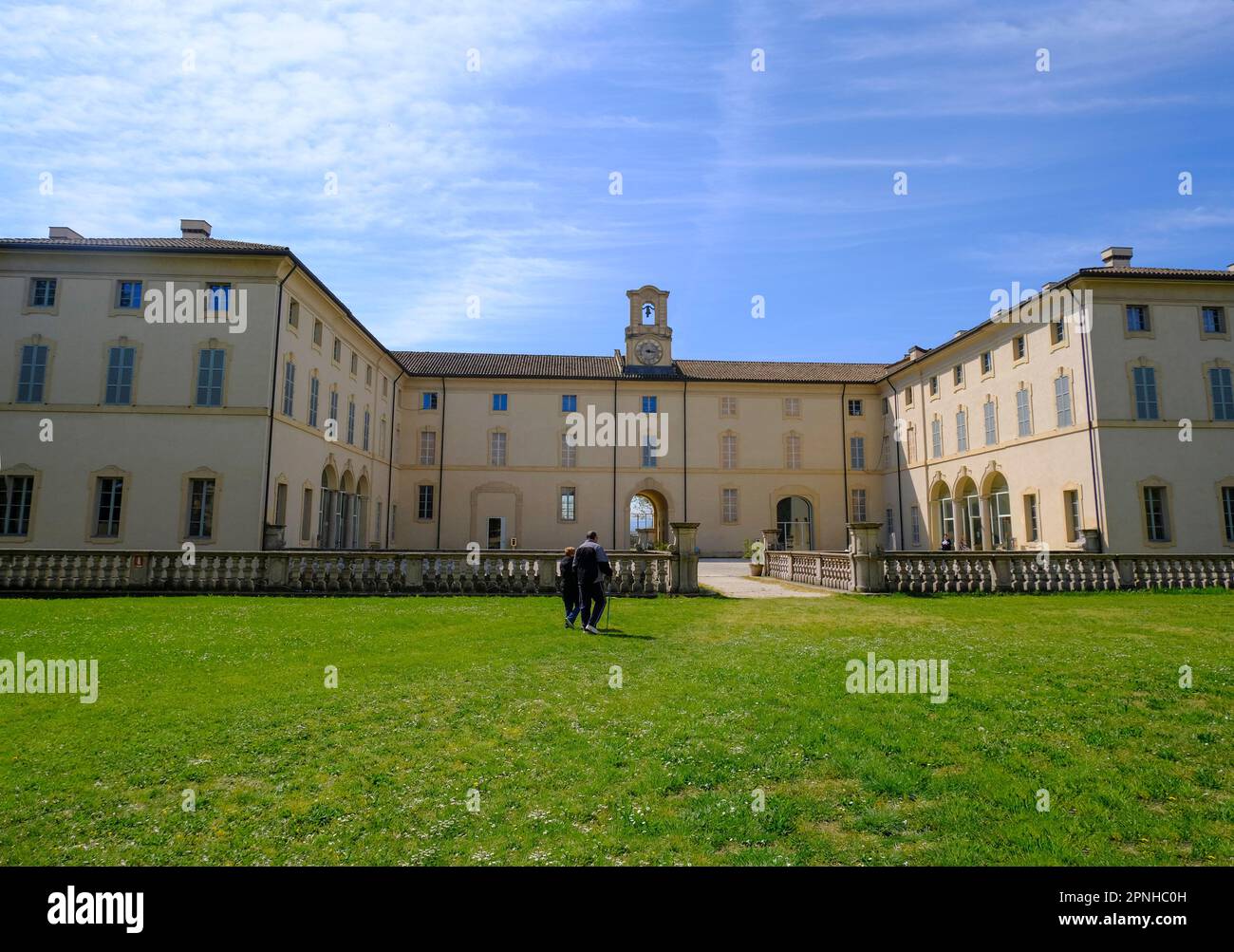 April 2023 Busseto, Parma, Italy: Building on the territory of the ...
