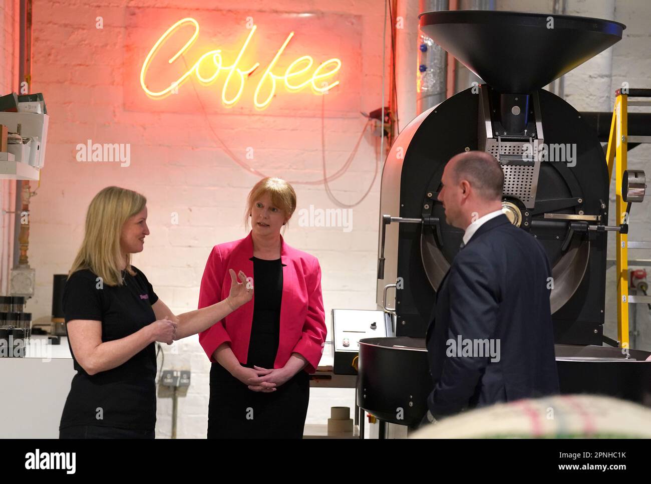 Deputy First Minister Shona Robison and Wellbeing Economy Secretary ...