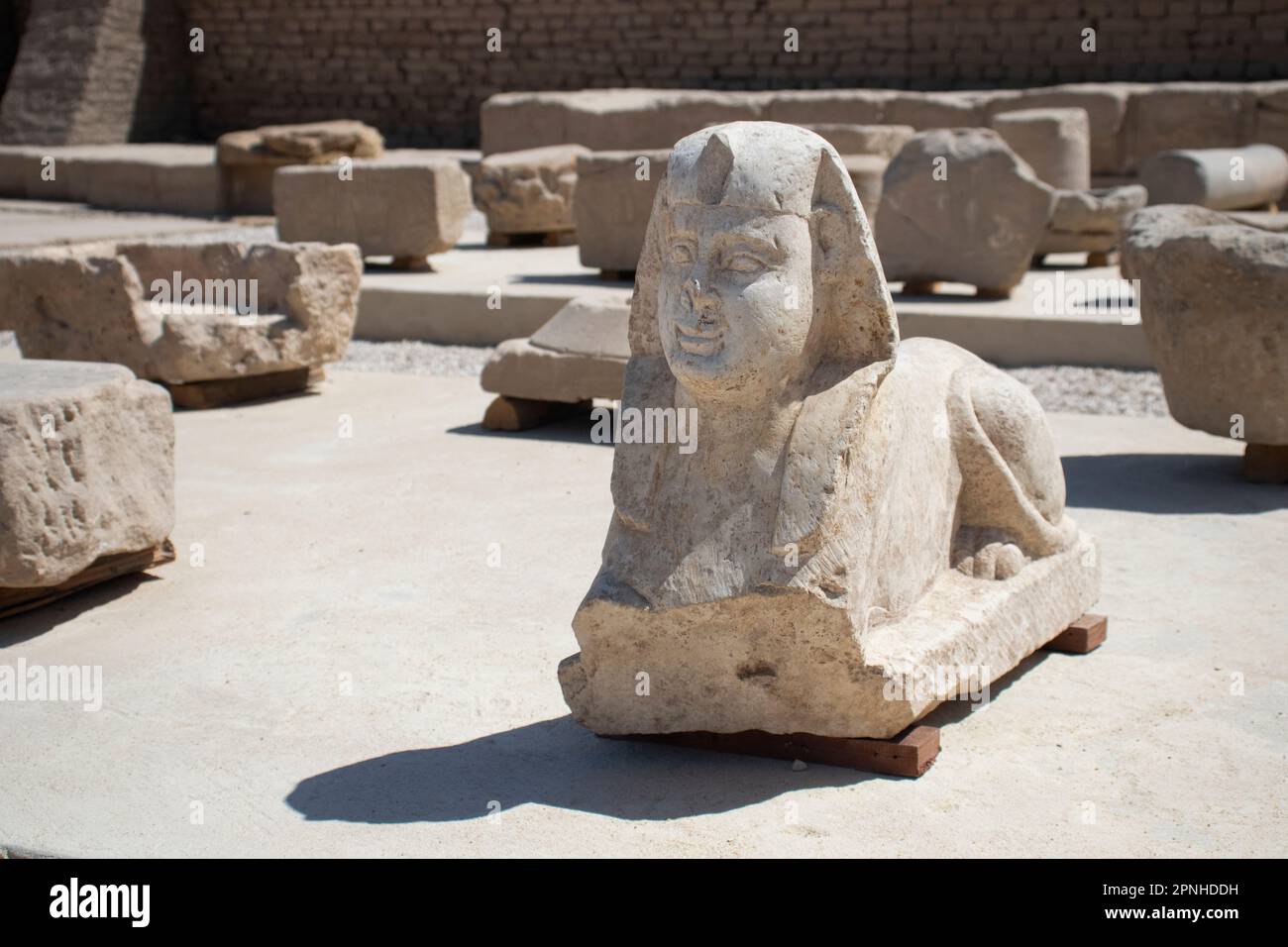 Ancient egyptian temple of Hathor in Dendra, Egypt Stock Photo - Alamy