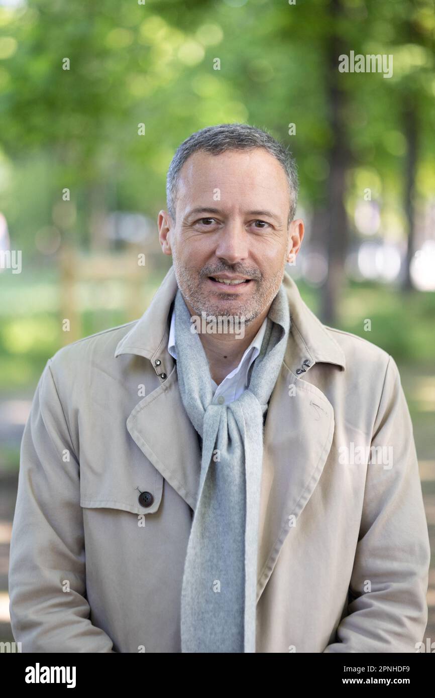 Portrait of Regional Director Enedis Paris Nicolas Perrin during the ...
