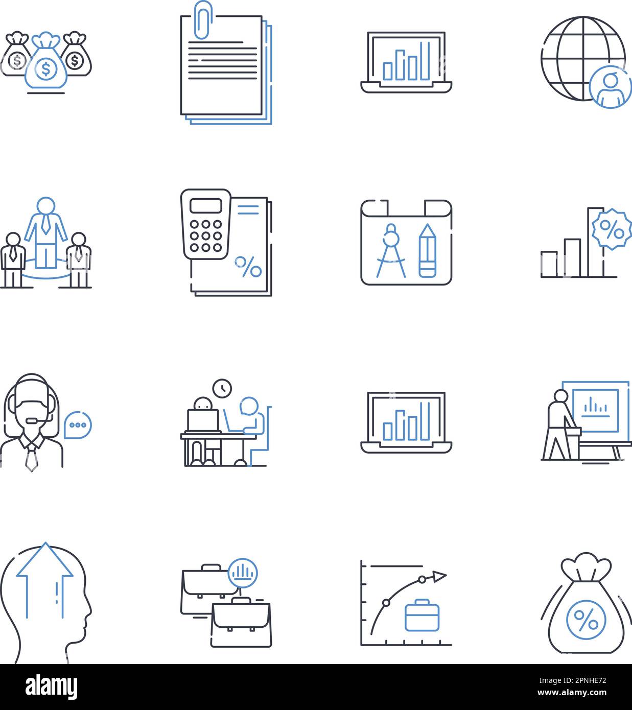 Federation League Line Icons Collection Alliance Unity Integration Cooperation