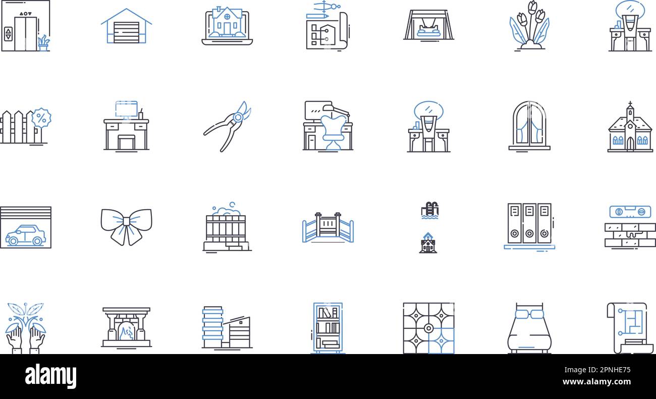 Aesthetic solutions company line icons collection. Elegance ...