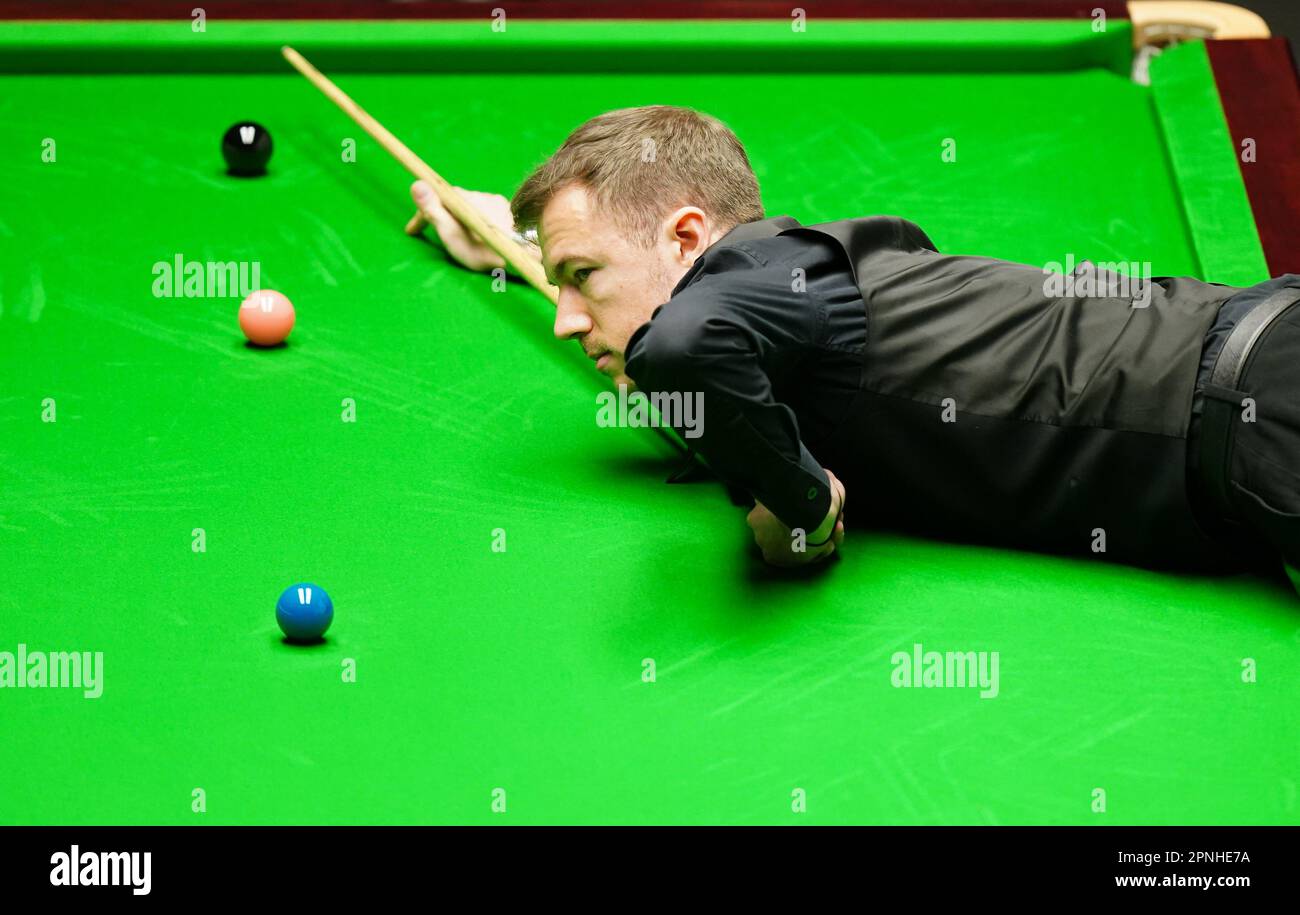 Jack Lisowski during his match with Noppon Saengkham during day five of ...
