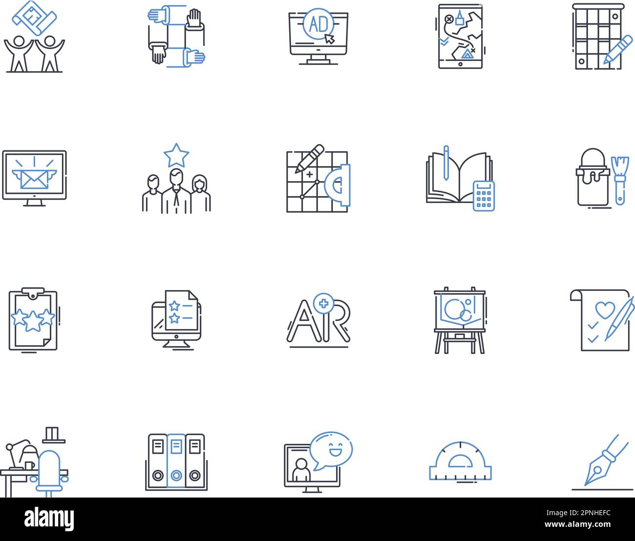 Maker line icons collection. Creation, DIY, Innovation, Handmade ...