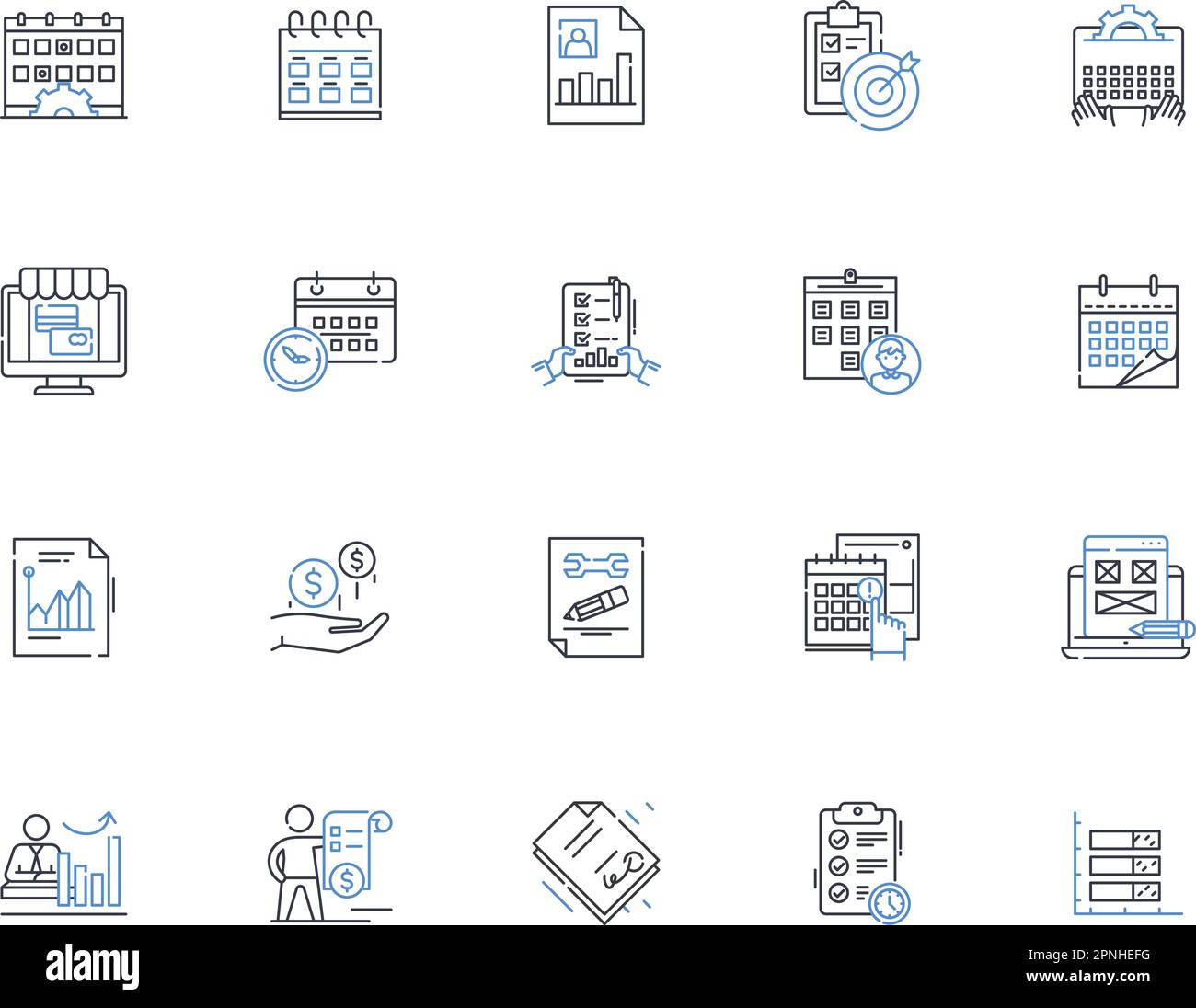 Appointment - Meeting line icons collection. Schedule, Agenda ... Appointment - Meeting line icons collection. Schedule, Agenda ...