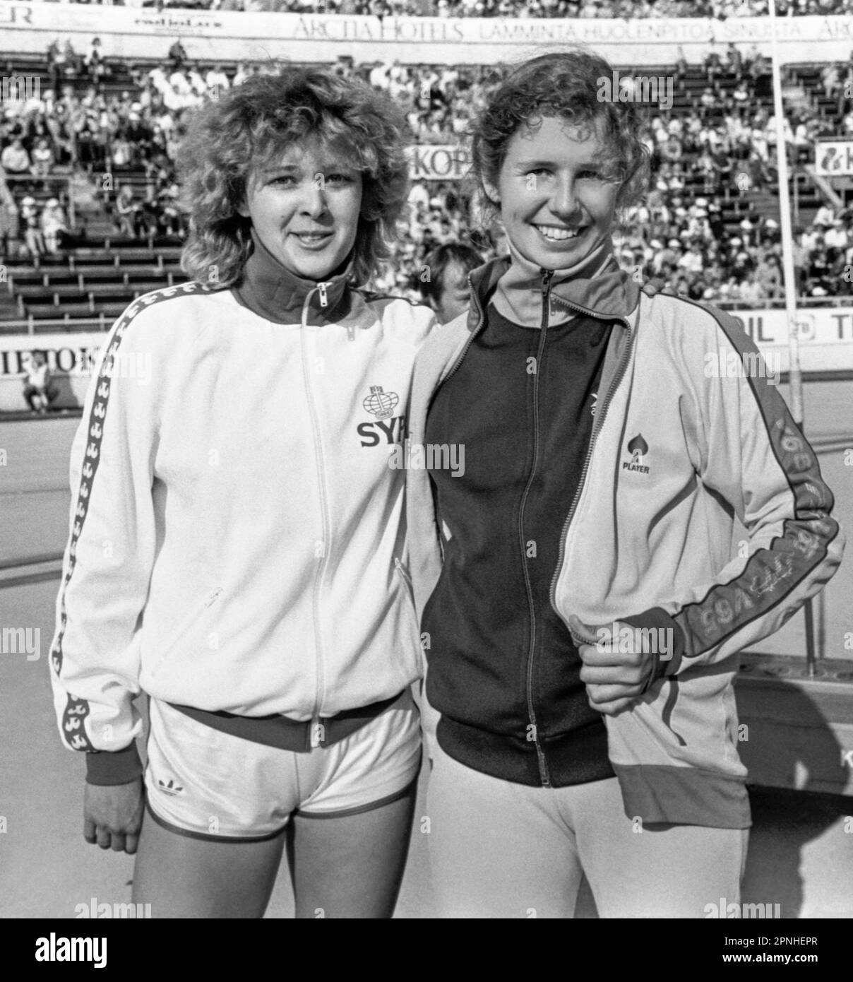 TIINA LILAK Finland together with Swedens Karin Bergdahl two of the ...