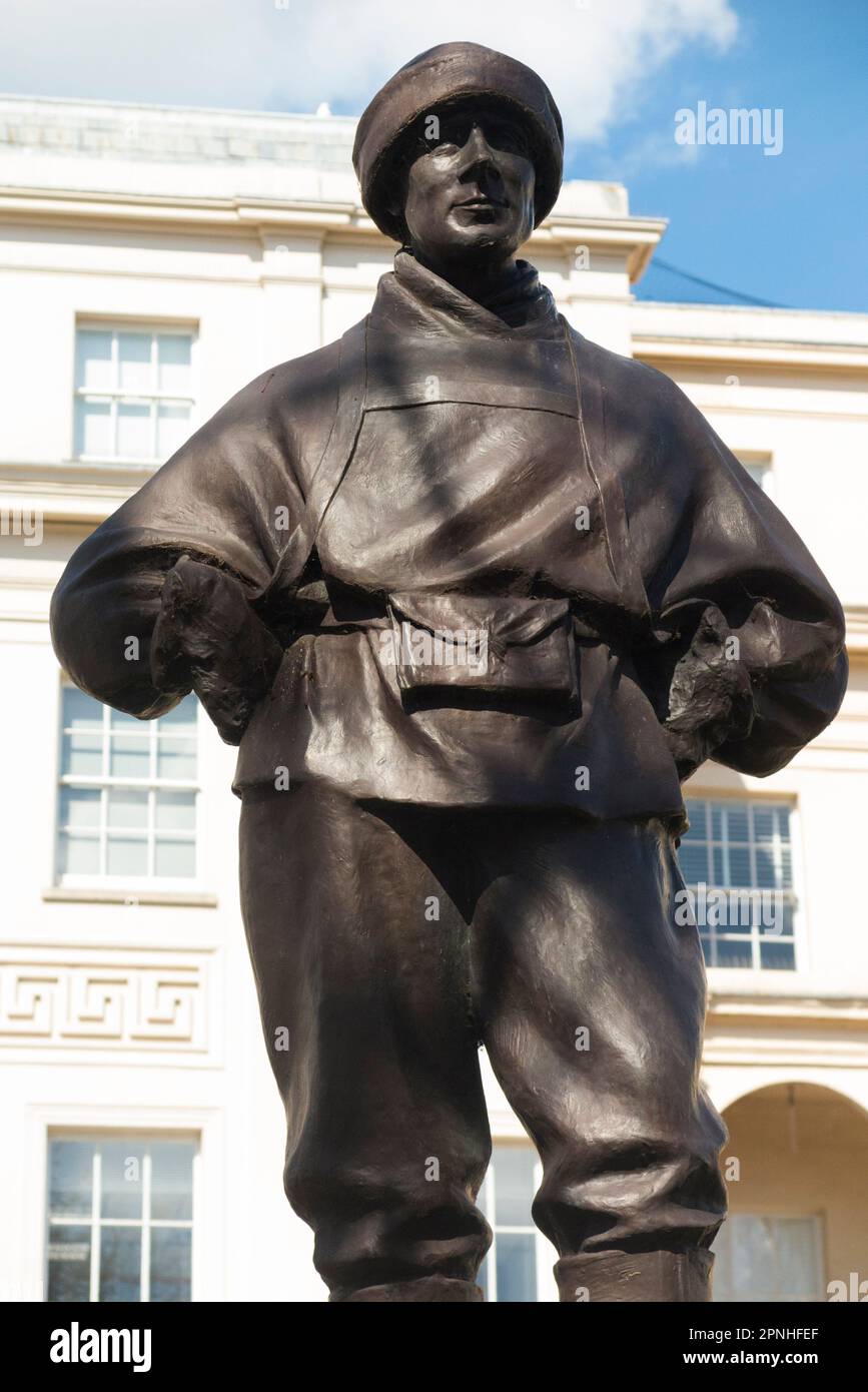 Statue sculpture of Doctor / Dr Edward Adrian Wilson, by Kathleen Scott ...