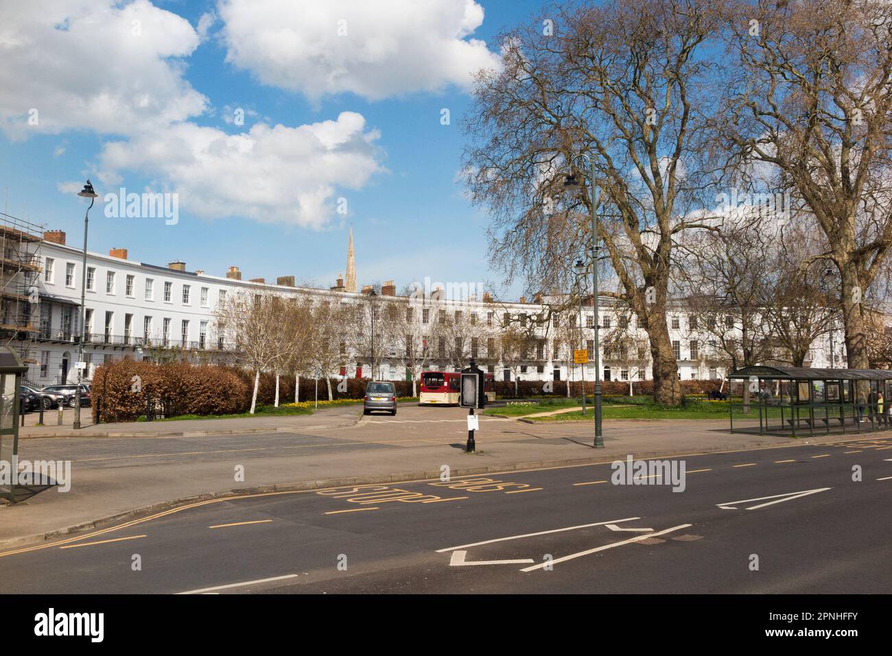 Royal Crescent, Cheltenham. GL50 3DA. UK. Houses were built in c1806-10 ...