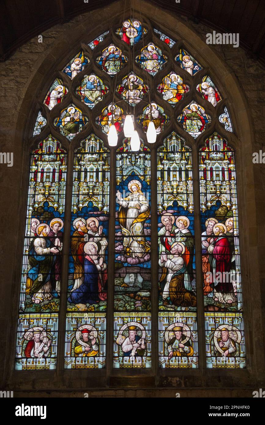 Stained glass church window – The Ascension Window – at Cheltenham ...