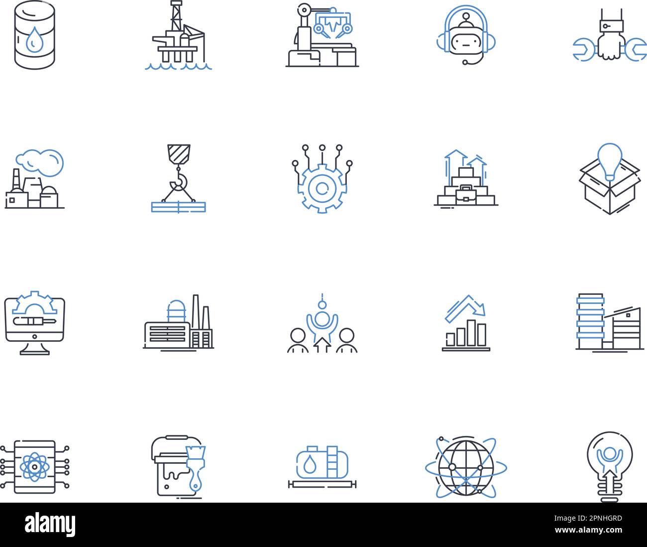 Productive line icons collection. Efficiency, Focus, Motivation ... Productive line icons collection. Efficiency, Focus, Motivation ...