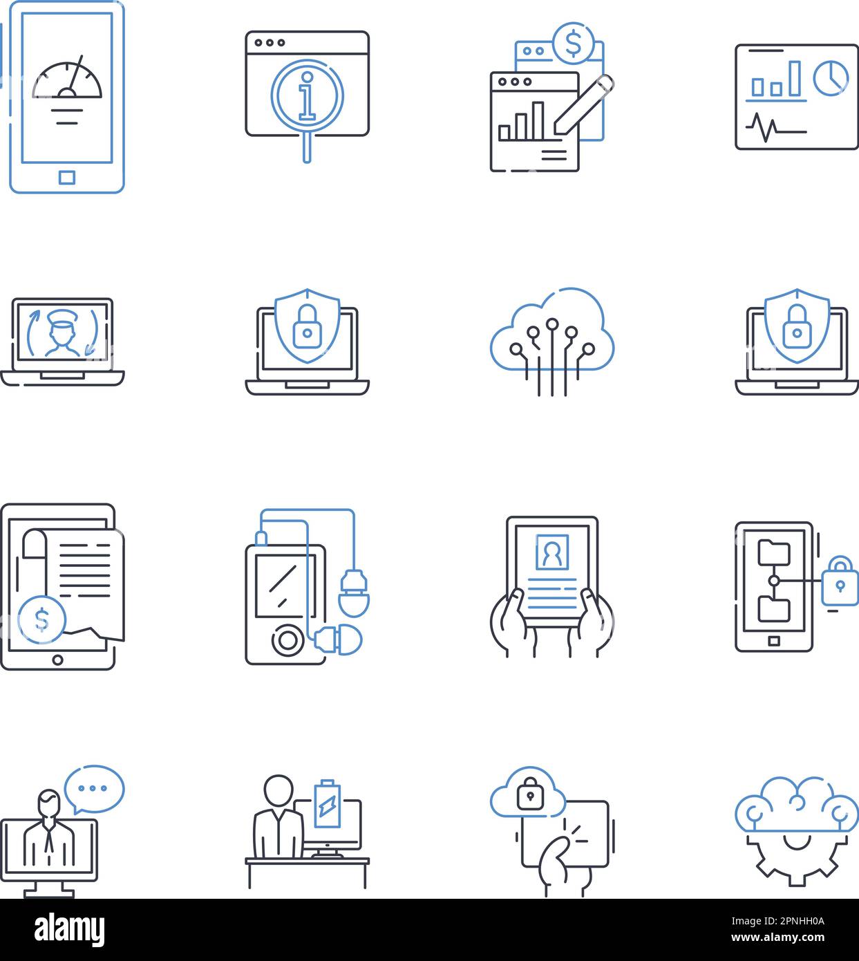 Solutions Line Icons Collection Innovations Strategies Answers Remedies Fix Resolve