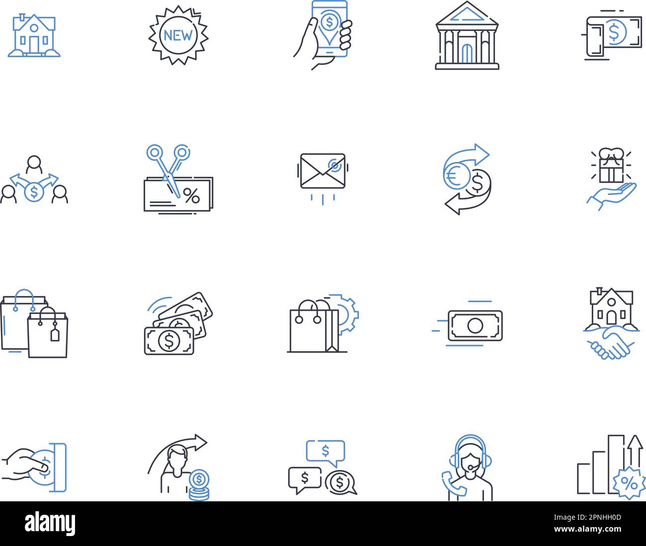 Brand efficiency line icons collection. Streamlined, Organized ... Brand efficiency line icons collection. Streamlined, Organized ...