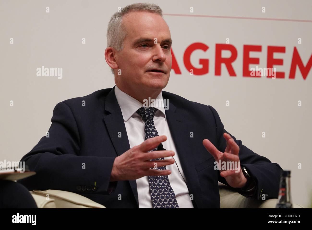 CEO, Translink, Chris Conway, on stage during the international ...