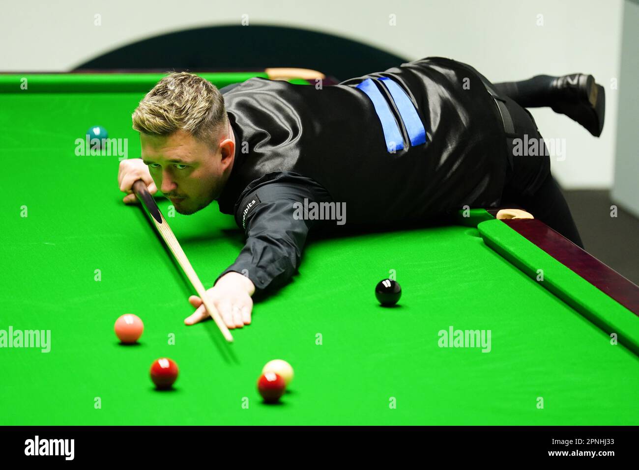 Kyren Wilson during his match with Ryan Day during day five of the ...