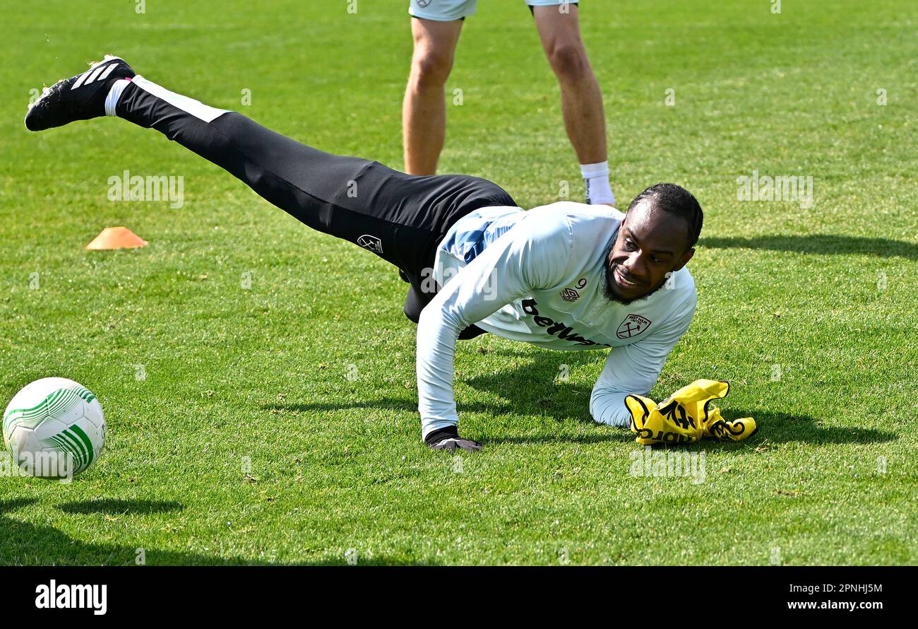 Romford East London, UK. 19th Apr, 2023. Michail Antonio (West Ham ...