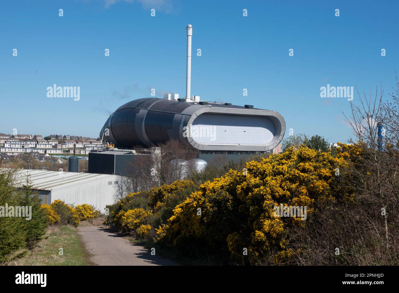 The recently opened rubbish incinerator in Aberdeen Scotland Stock ...