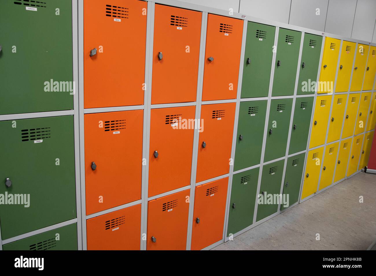 Lockers for the students, general, feature, marginal motif, symbolic ...
