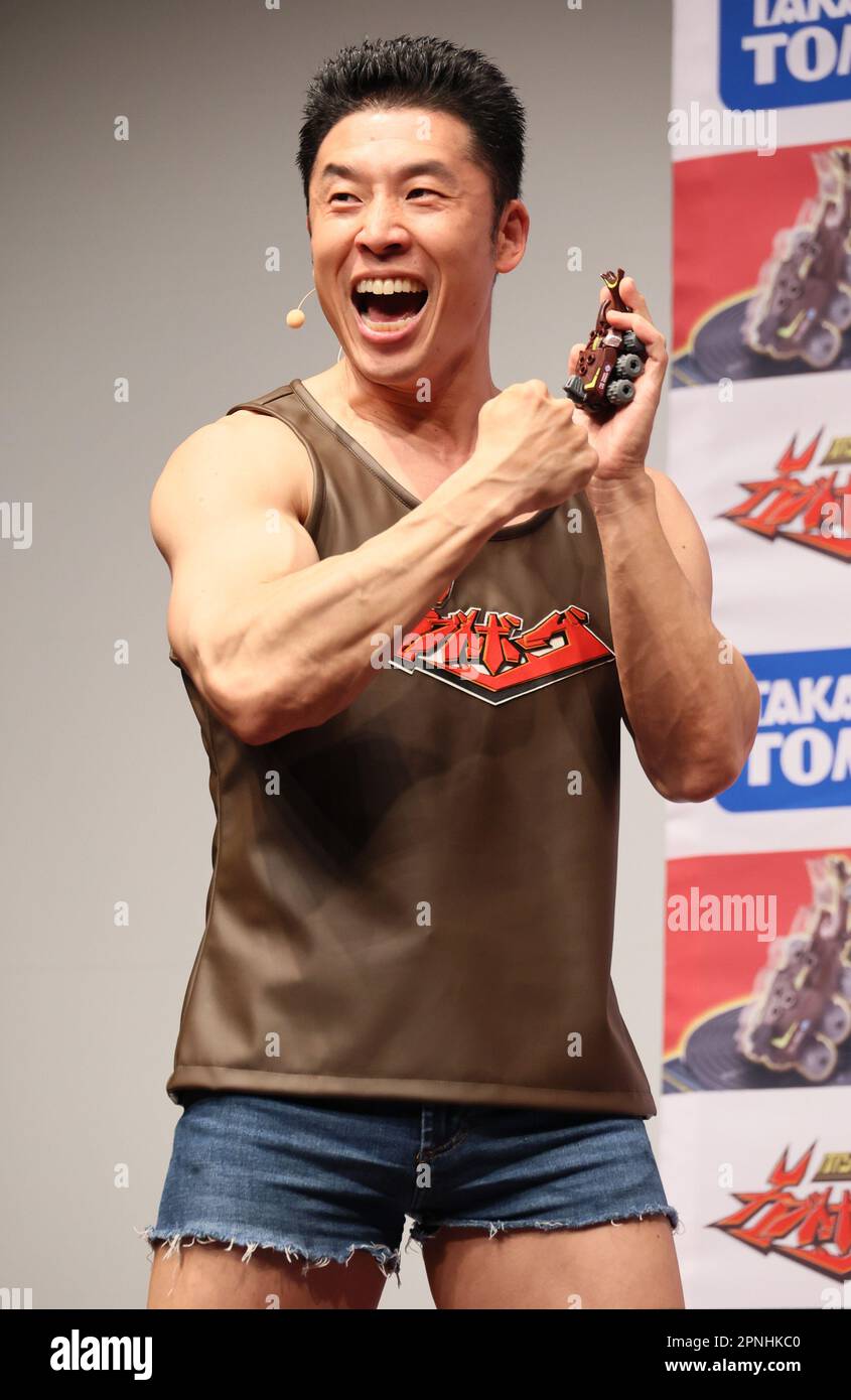Tokyo, Japan. 19th Apr, 2023. Japanese bodybuilder and actor Nakayama ...