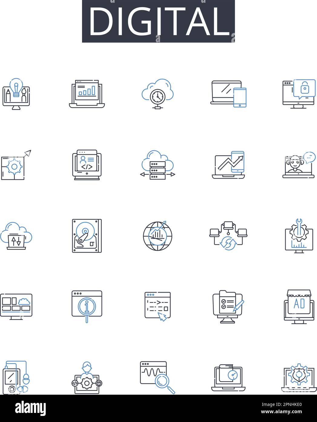 Digital academia Stock Vector Images - Alamy