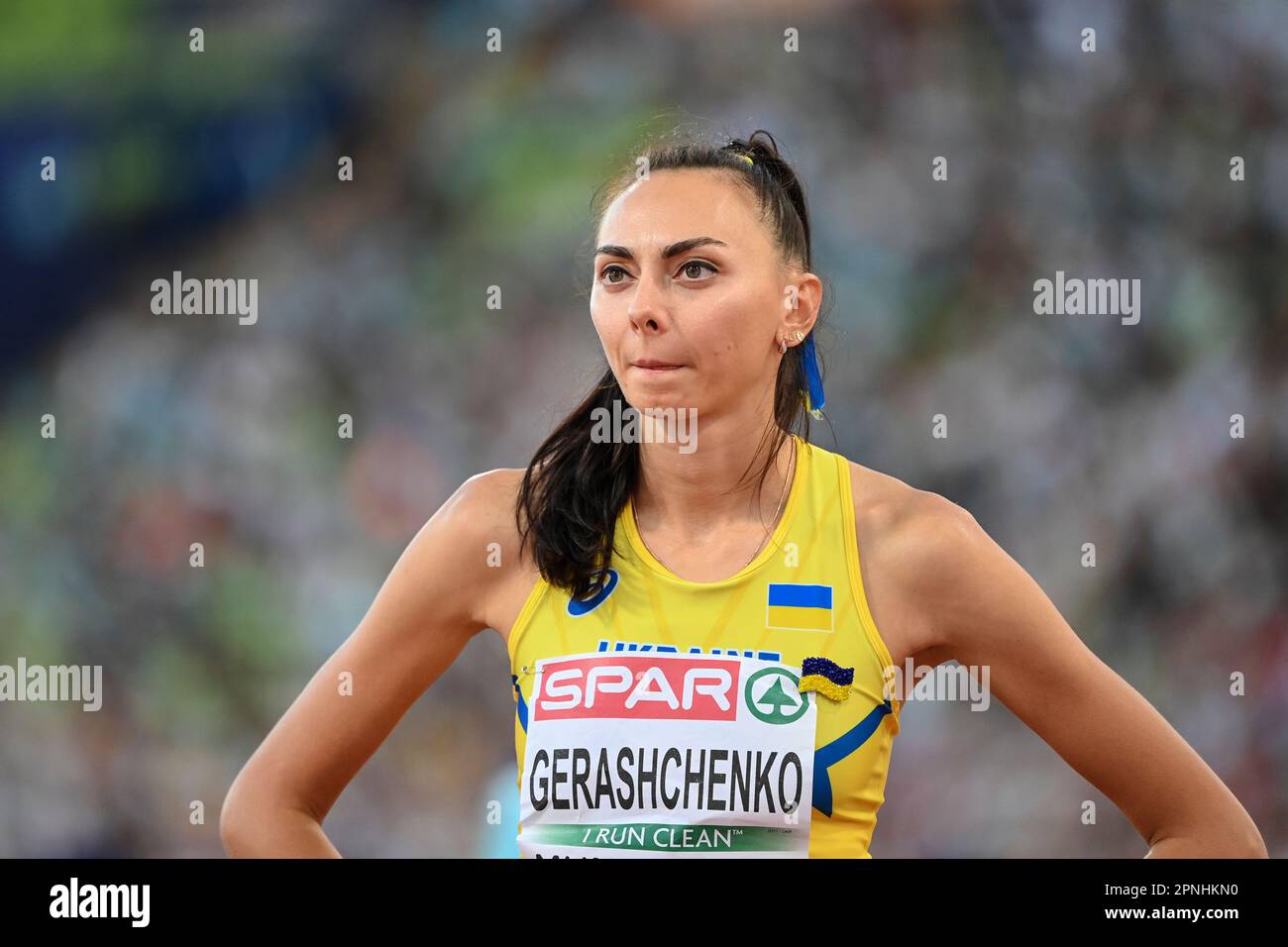 Iryna Herashchenko (Ukraine). High Jump women. European Championships ...