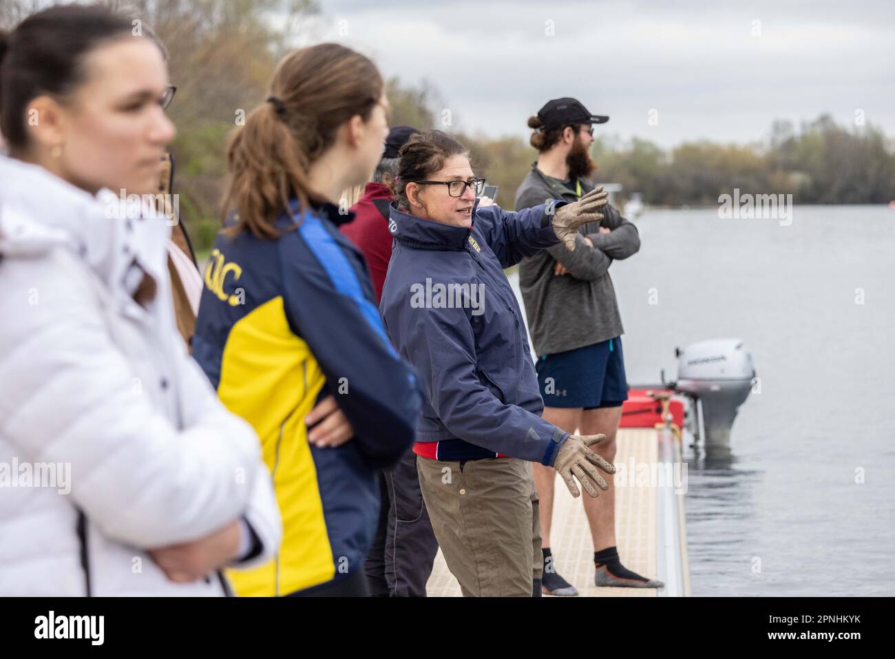Guin batten chair of coastal rowing for great britain hi-res stock ...