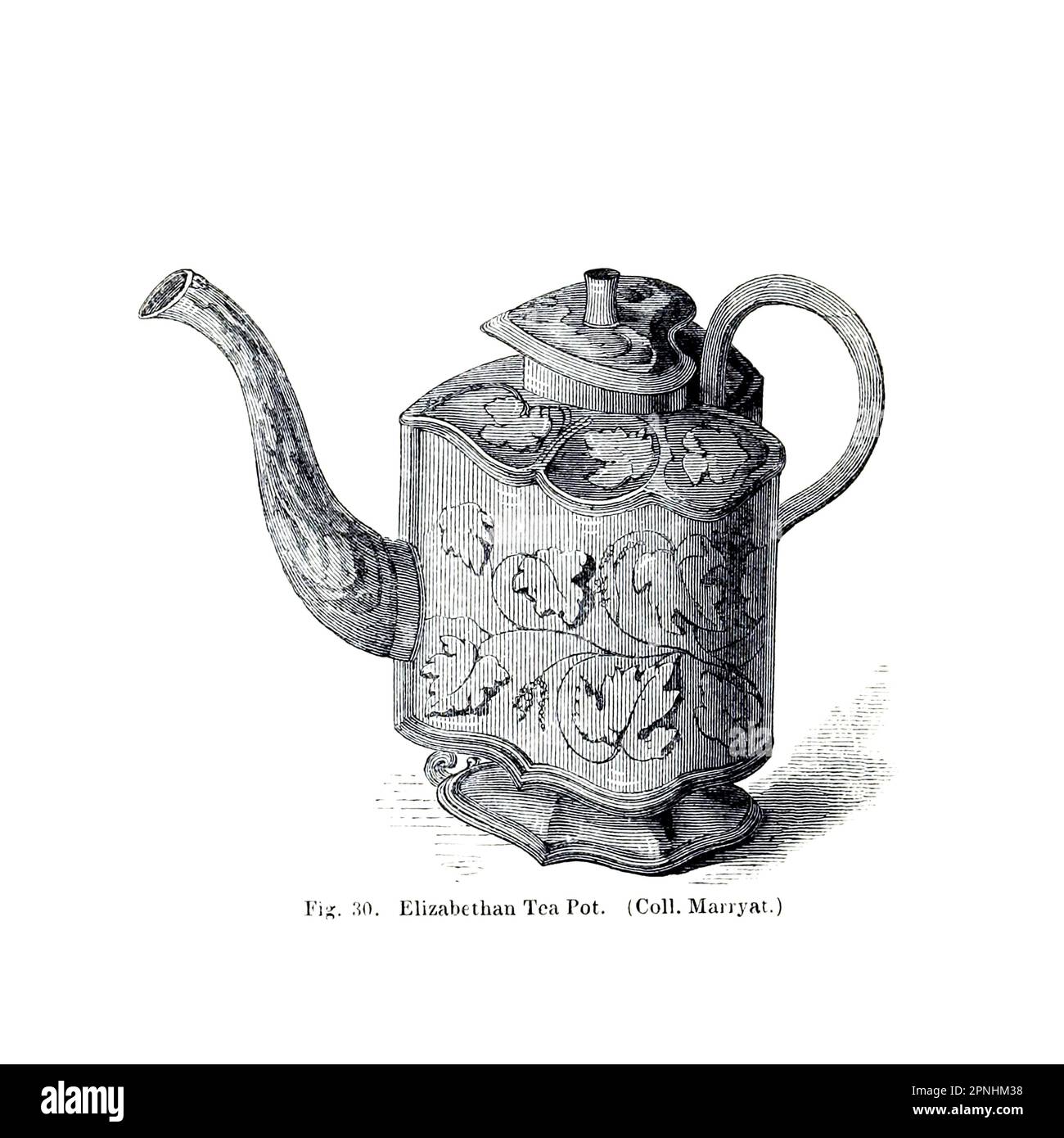 Elizabethan Tea Pot from the book Collections towards a history of ...
